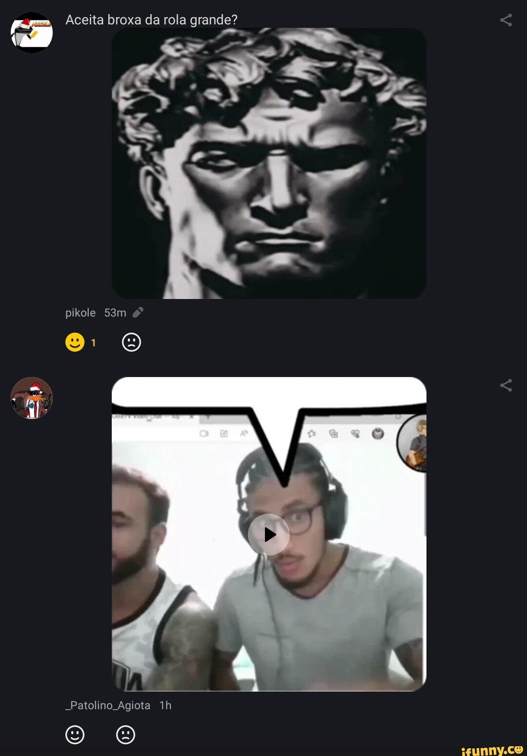Aceita broxa da rola grande? pikole -Patolino Agiota Th O O - iFunny Brazil