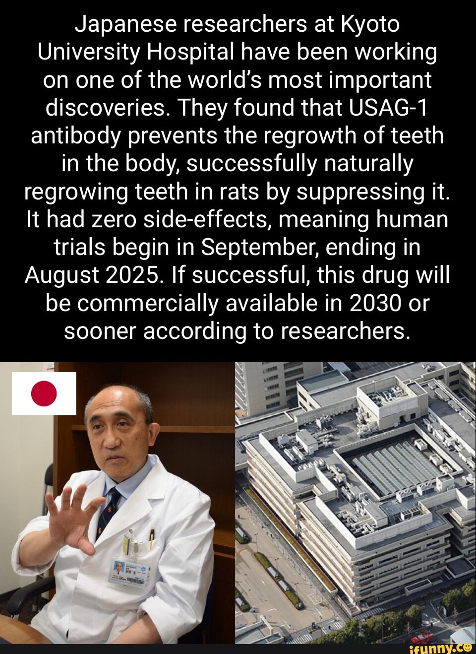 Japanese researchers at Kyoto University Hospital have been working on ...