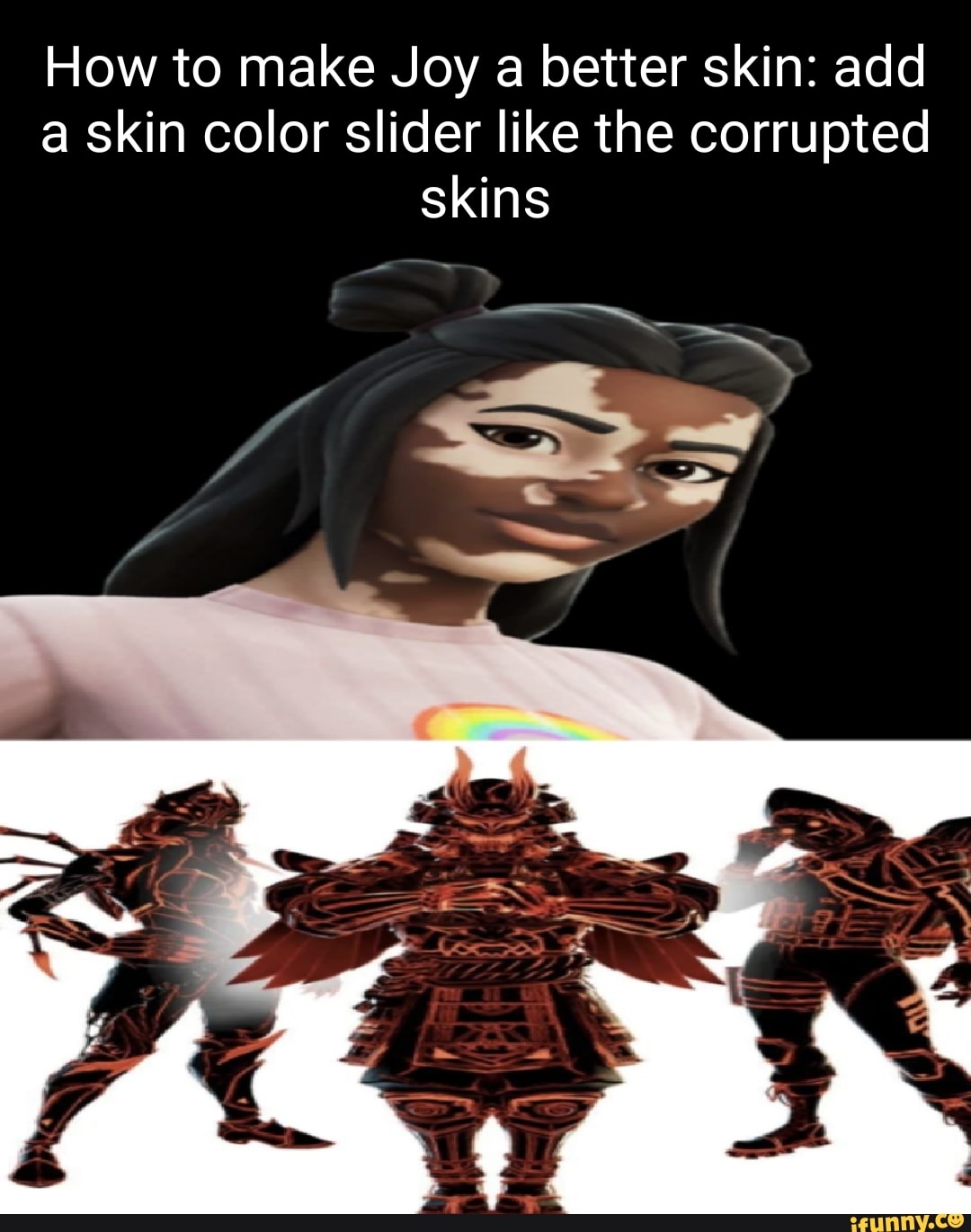 How to make Joy a better skin: add a skin color slider like the ...