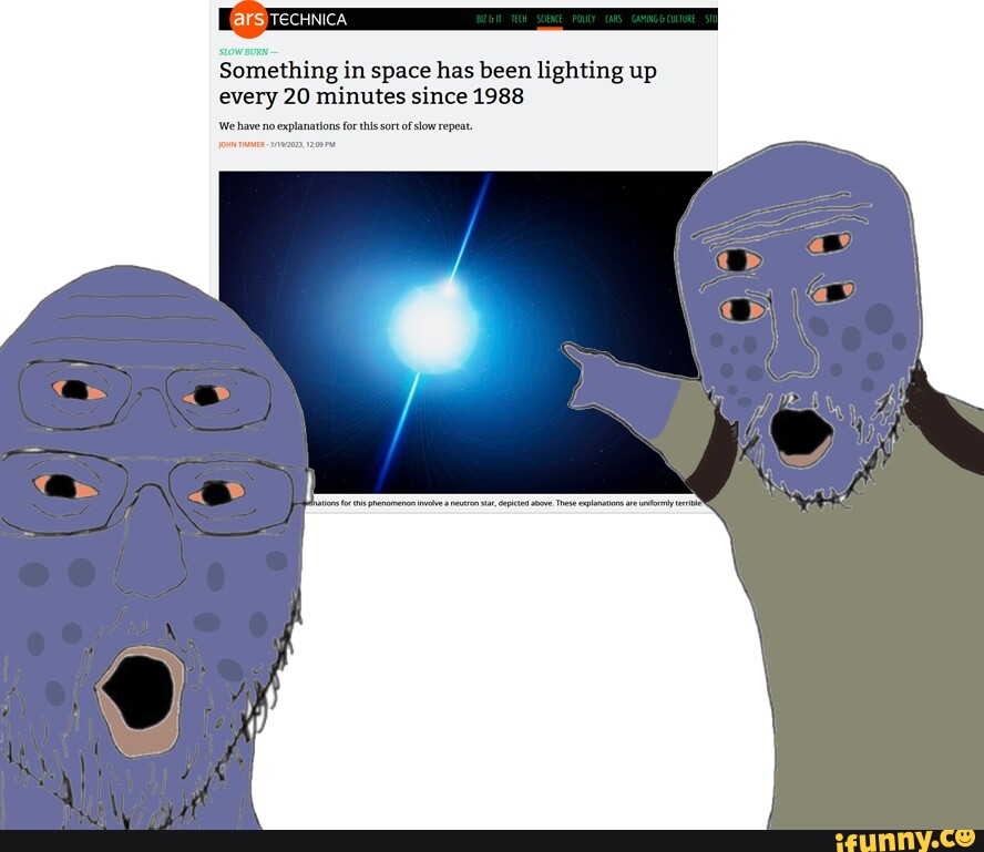 Something in space has been lighting up every 20 minutes since 1988 rS ...