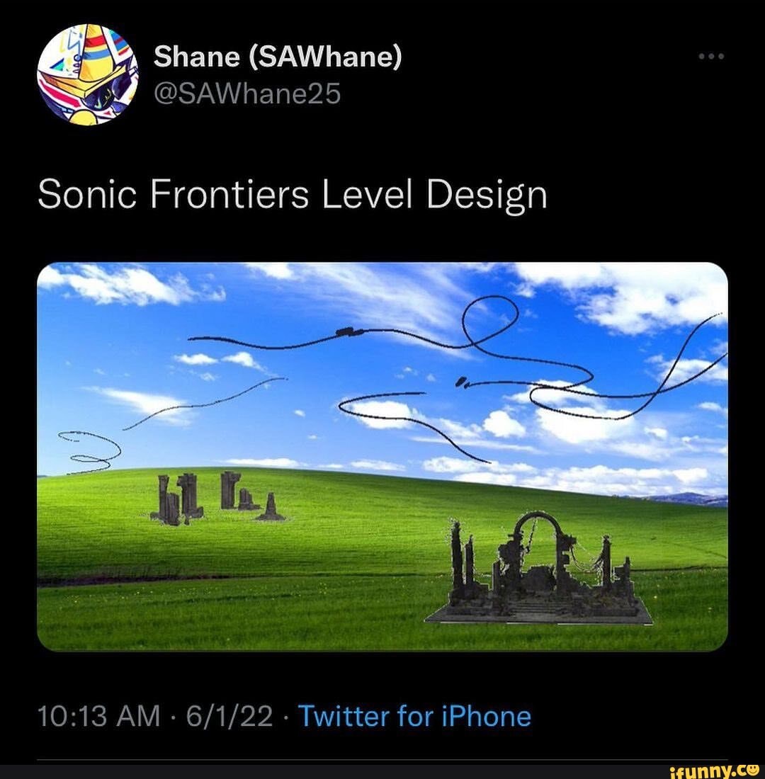 Shane (SAWhane) @SAWhane25 Sonic Frontiers Level Design AM - - Twitter ...