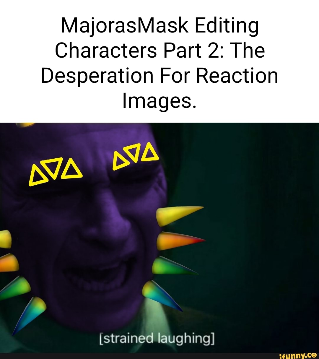 MajorasMask Editing Characters Part 2: The Desperation For Reaction ...