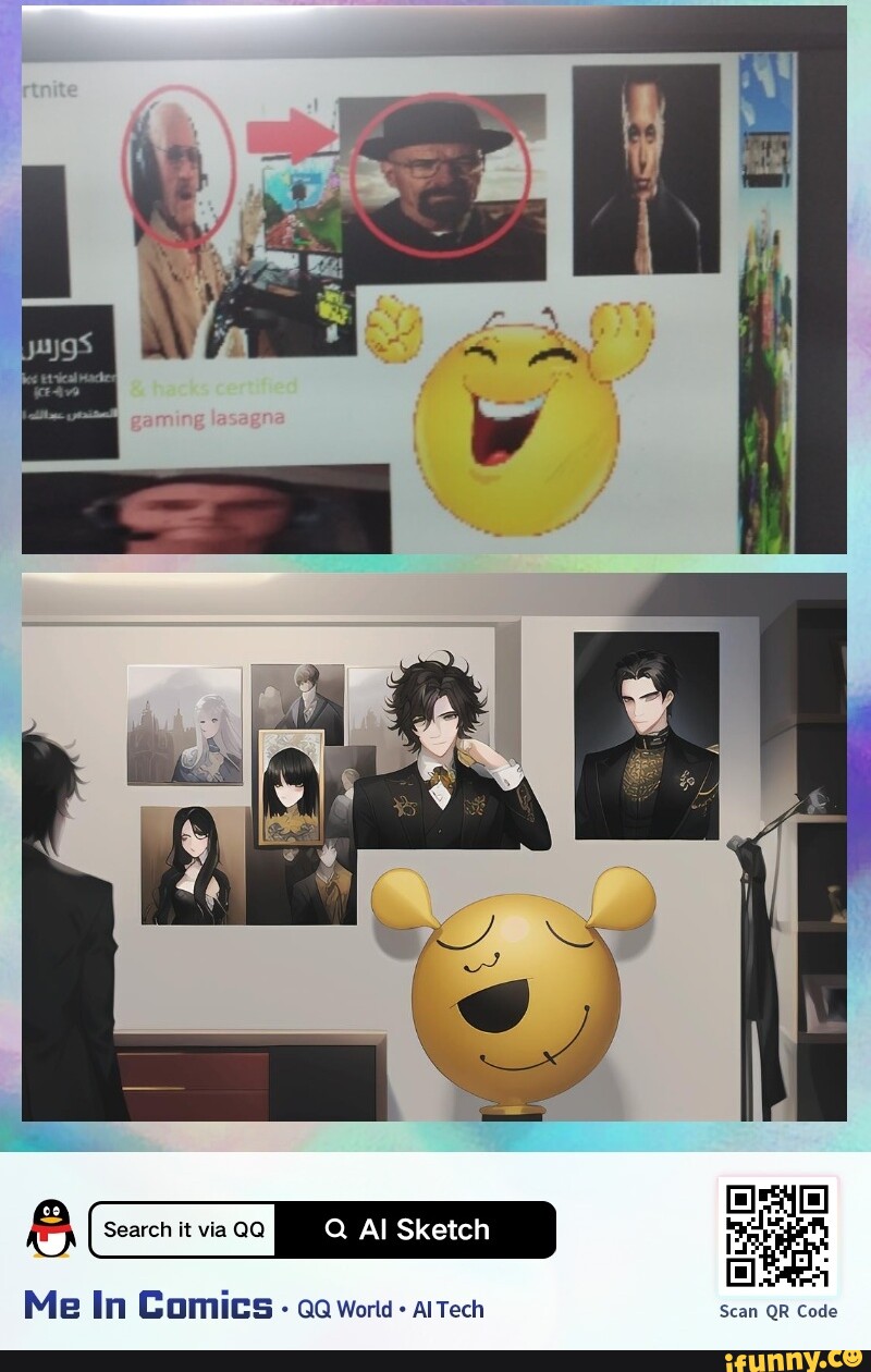 Me In Comics. aa world - aitech Scan QR Code - iFunny Brazil