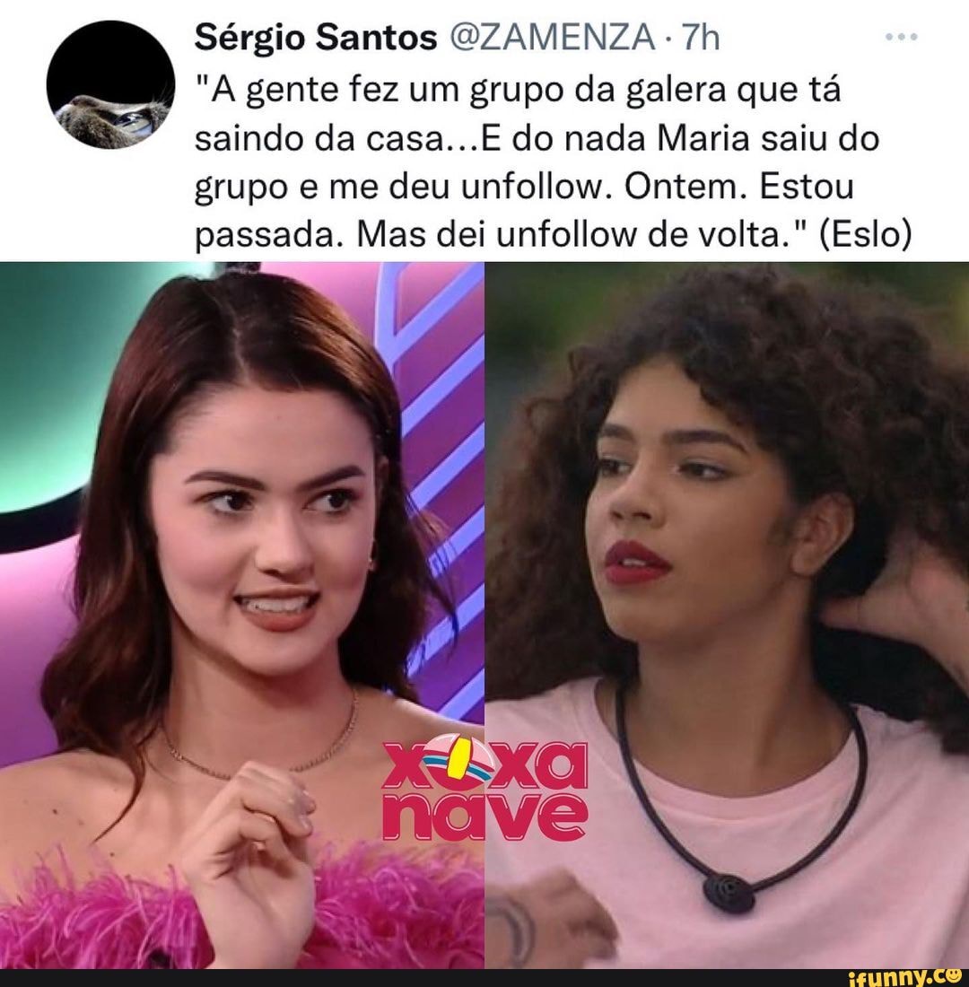 Sérgio Santos CZAMENZA vos "A gente fez um grupo da galera que tá ...