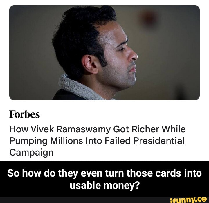 Forbes How Vivek Ramaswamy Got Richer While Pumping Millions Into ...