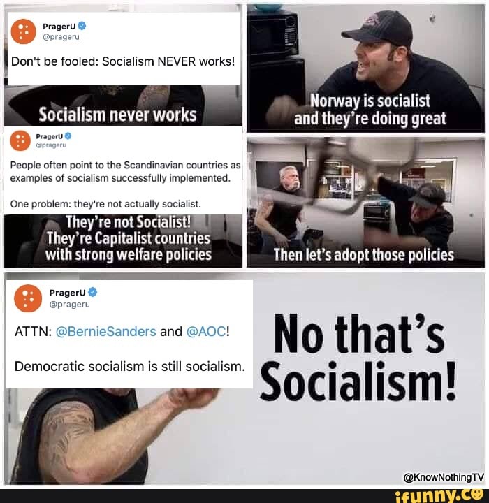 PragerU@ Den' Don't be fooled: Socialism NEVER works! I Norway is ...