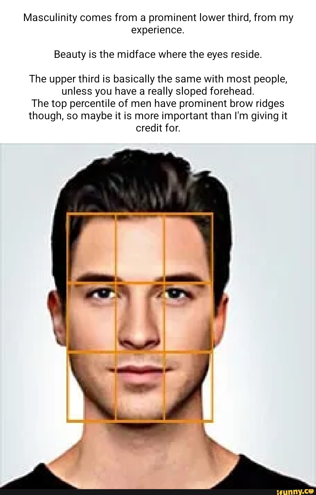 Prominent Brow Ridge Attractive