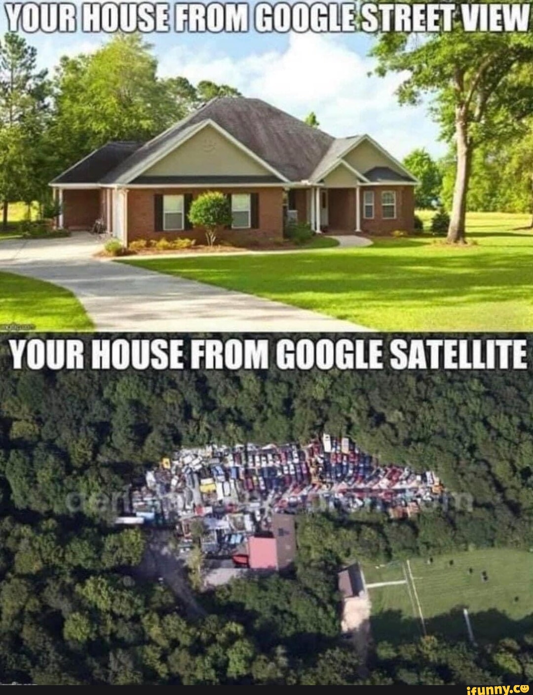 YOUR HOUSE FROM GOOGLE STREET VitW YOUR HOUSE FROM GOOELE SATELLITE ...