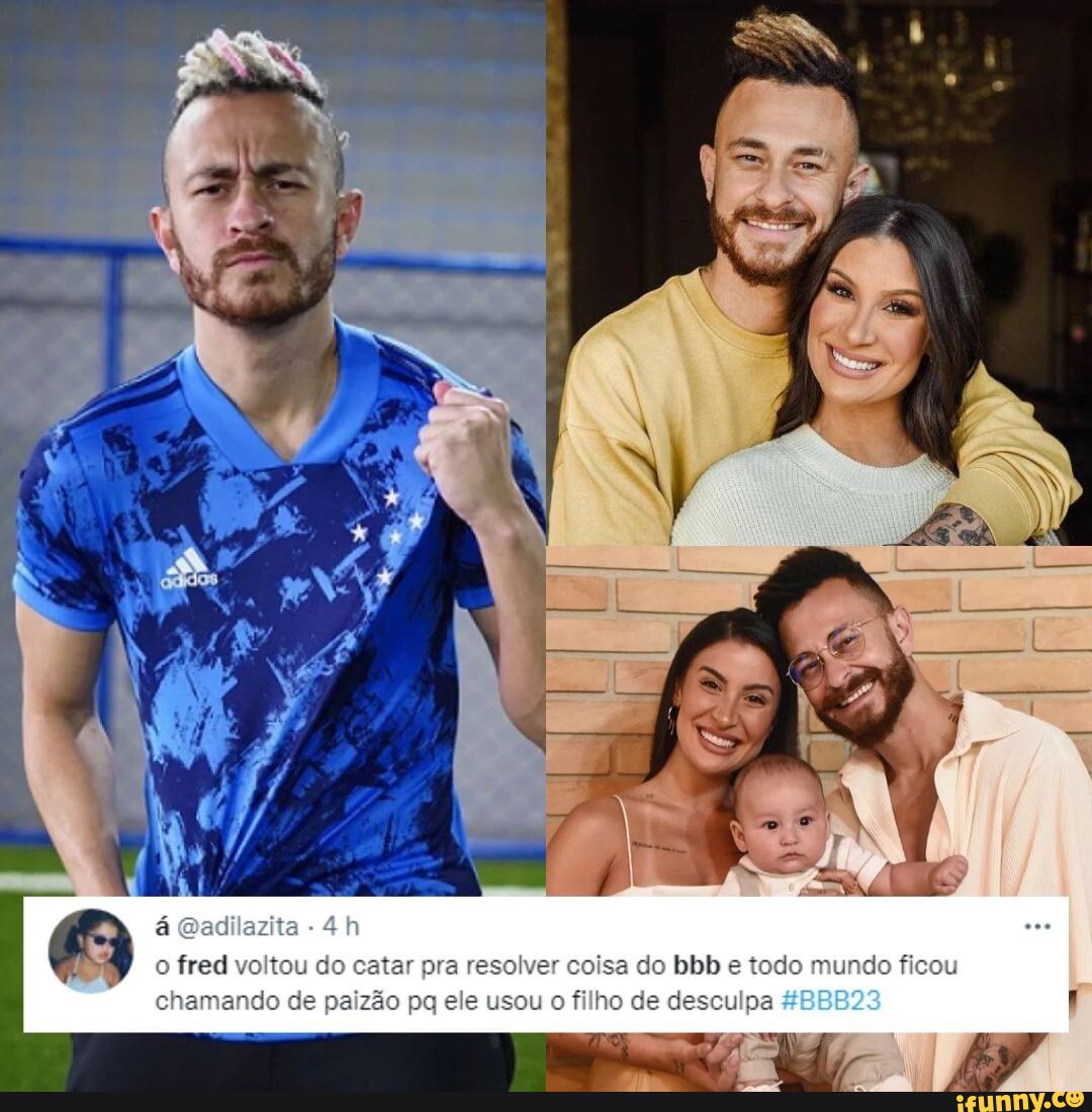 Fred, jogador de futebol e ex-marido da “Boca Rosa”, é o mais novo ...