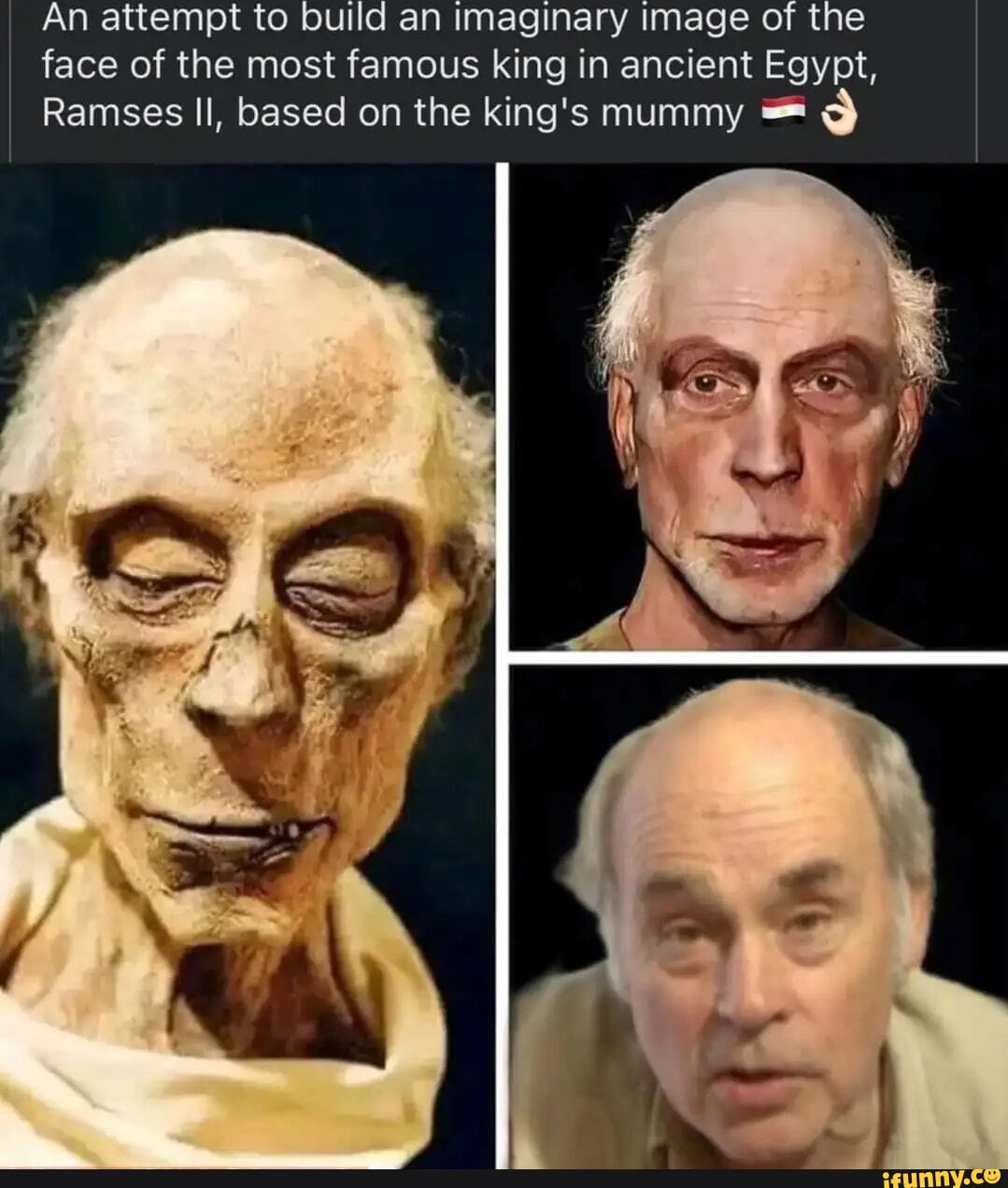 An attempt to build an imaginary image of the face of the most famous ...