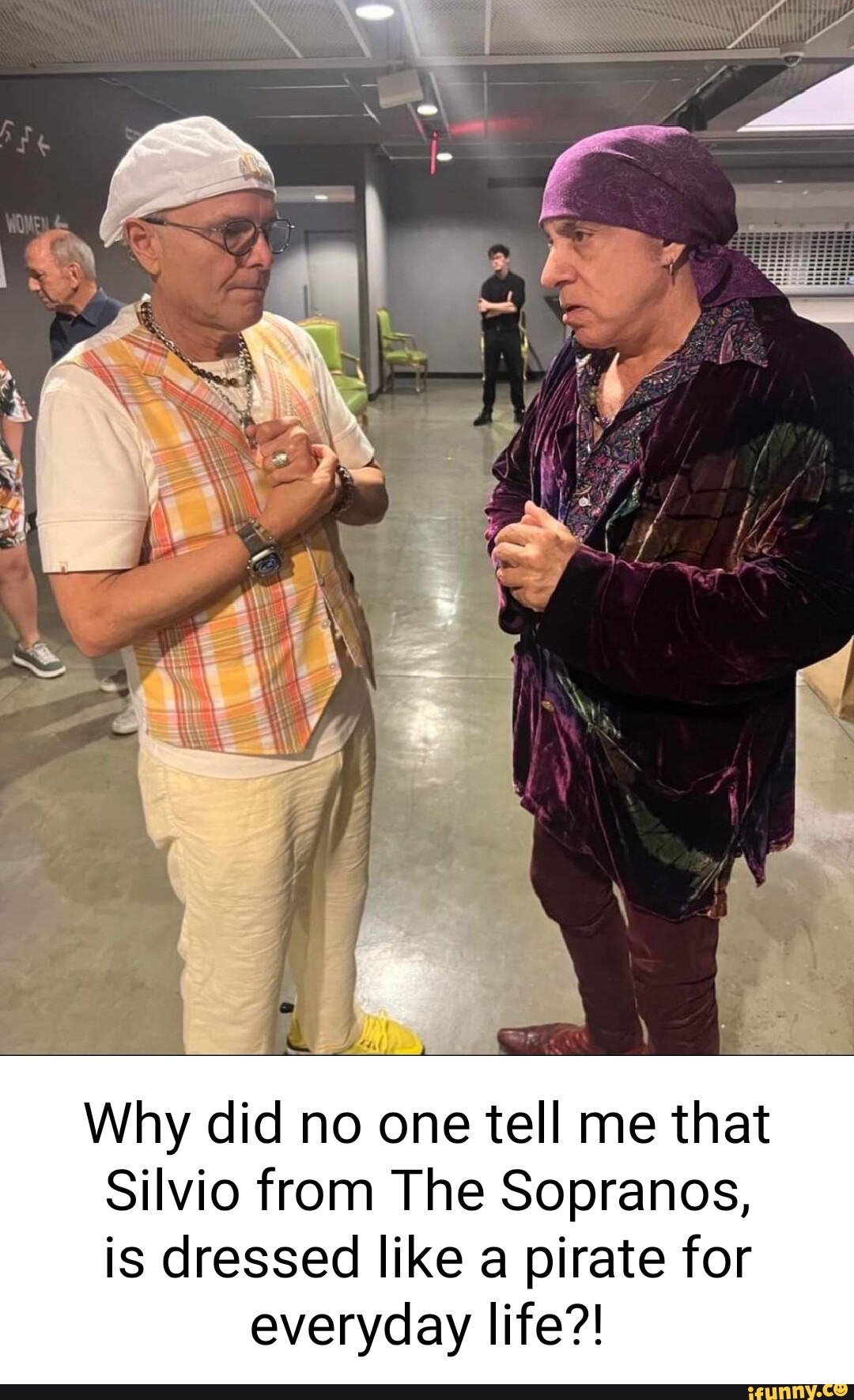 Why did no one tell me that Silvio from The Sopranos, is dressed like a ...