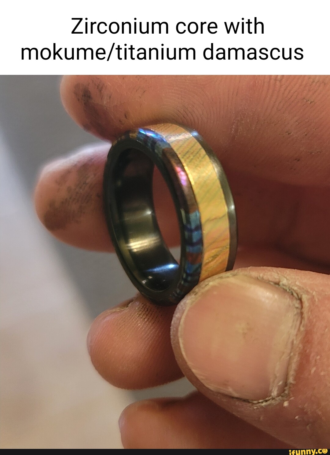 Zirconium core with damascus - iFunny Brazil