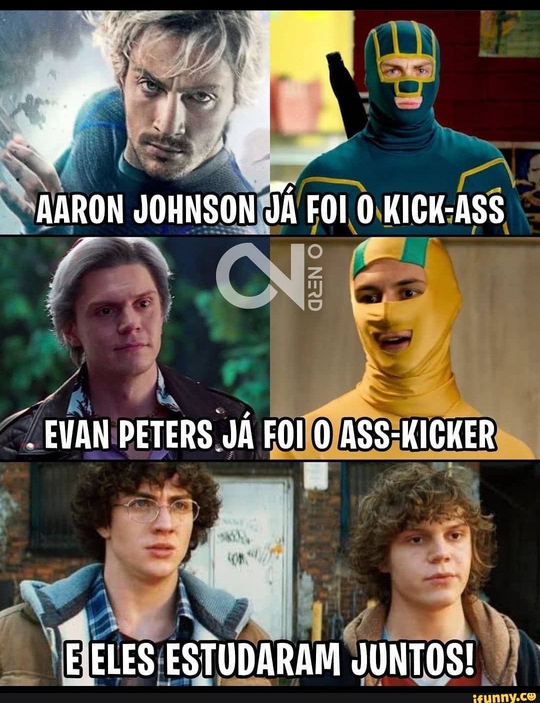 AARON JOHNSON JÁ FOI O KICK-ASS - EVAN PETERS JÁ FOI ASS-KICKER E ELES ...