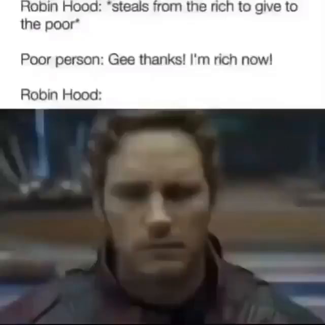 Funny Robin Hood Meme