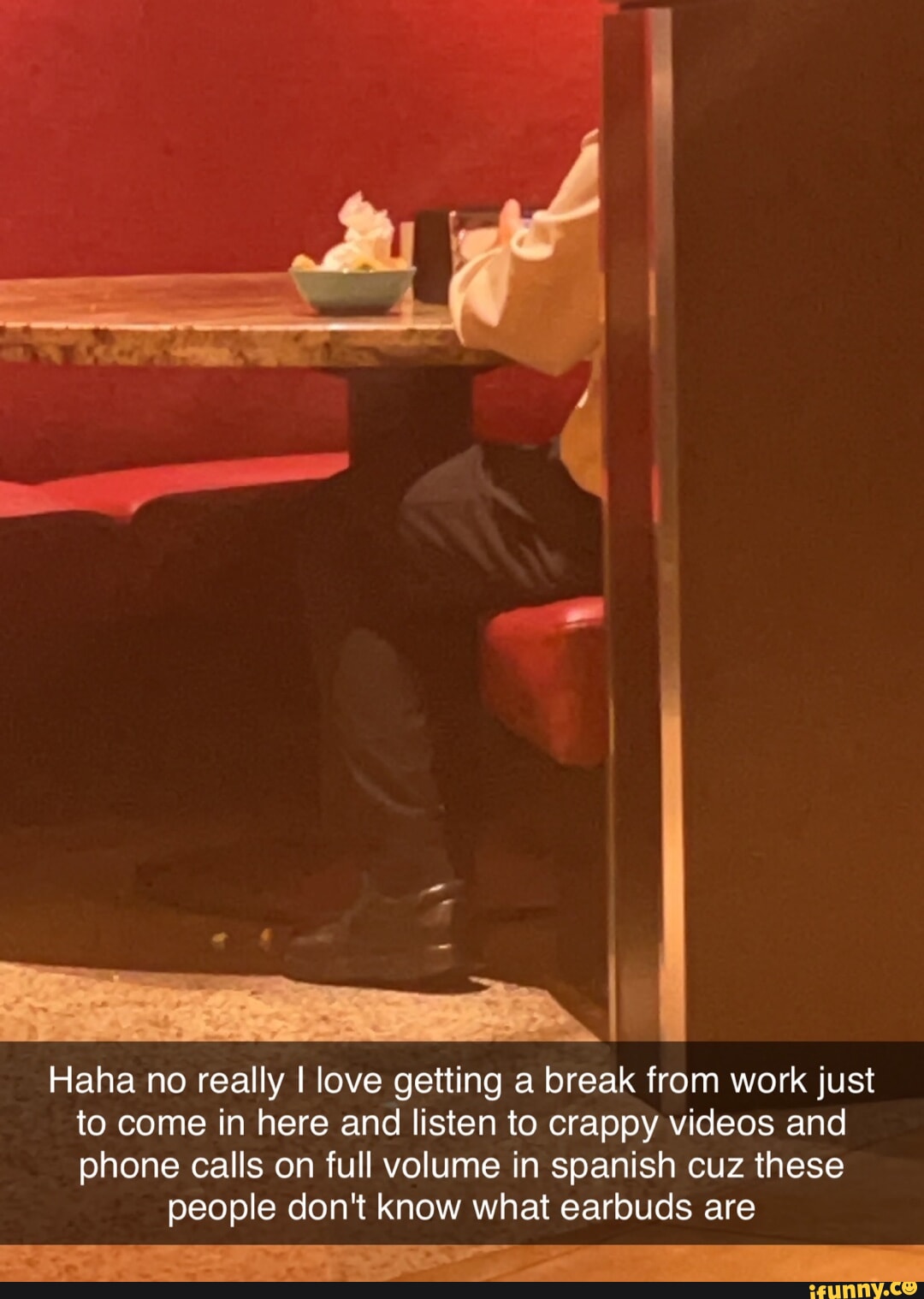 Haha no really I love getting a break from work just to come in here ...