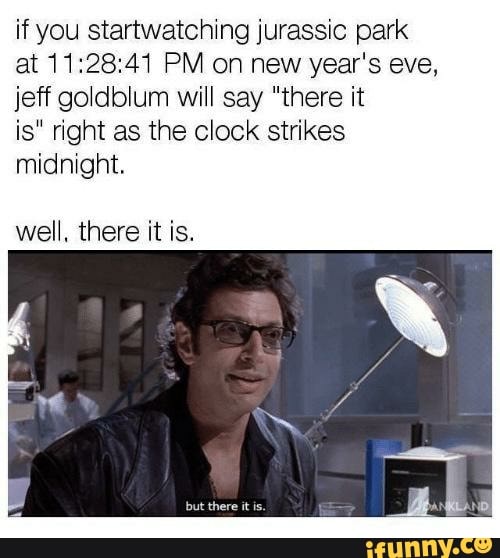 Jeff Goldblum Jurassic Park Meme