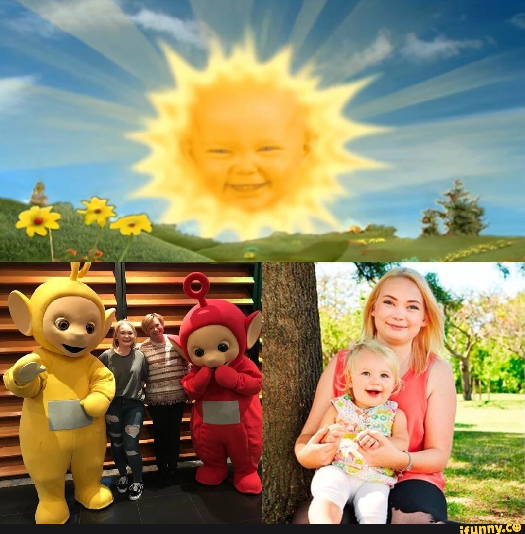 Atriz que viveu a “bebê Sol” da primeira versão do desenho “Teletubbies ...