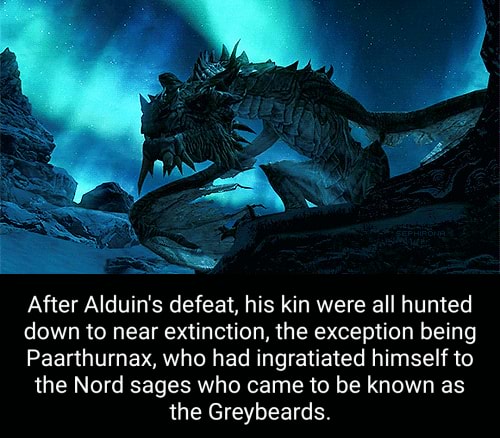 Skyrim Paarthurnax Human