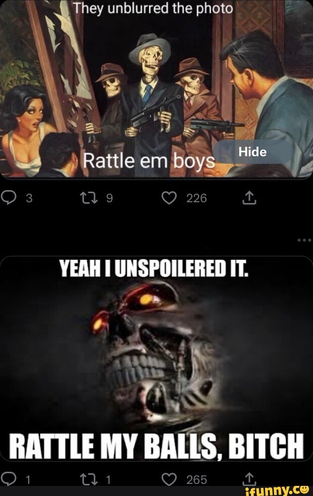 Unspoilered memes. Best Collection of funny Unspoilered pictures on ...