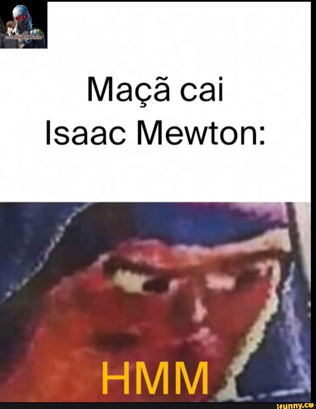 Maçã cal Isaac Mewton: - iFunny Brazil