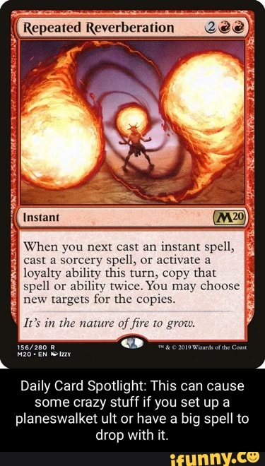 Repeated Reverberation 'Whea sou MEST cast an inswat spell, st sorcery ...