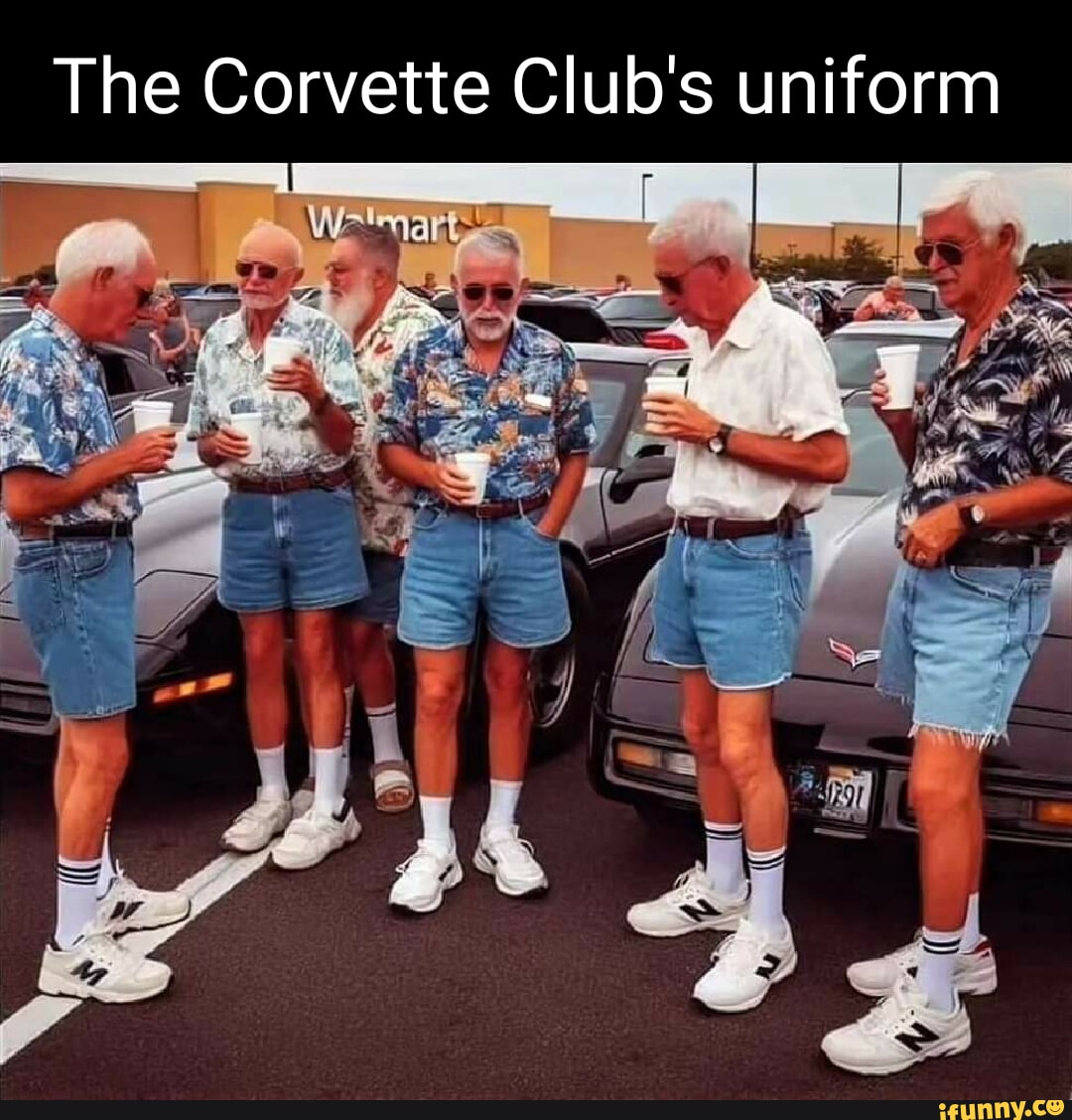 The Corvette Club's uniform j WA - iFunny Brazil
