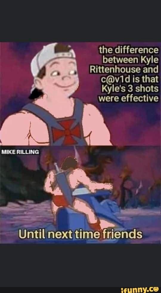 The difference between Kyle Rittenhouse and is that Kyle's 3 shots were ...