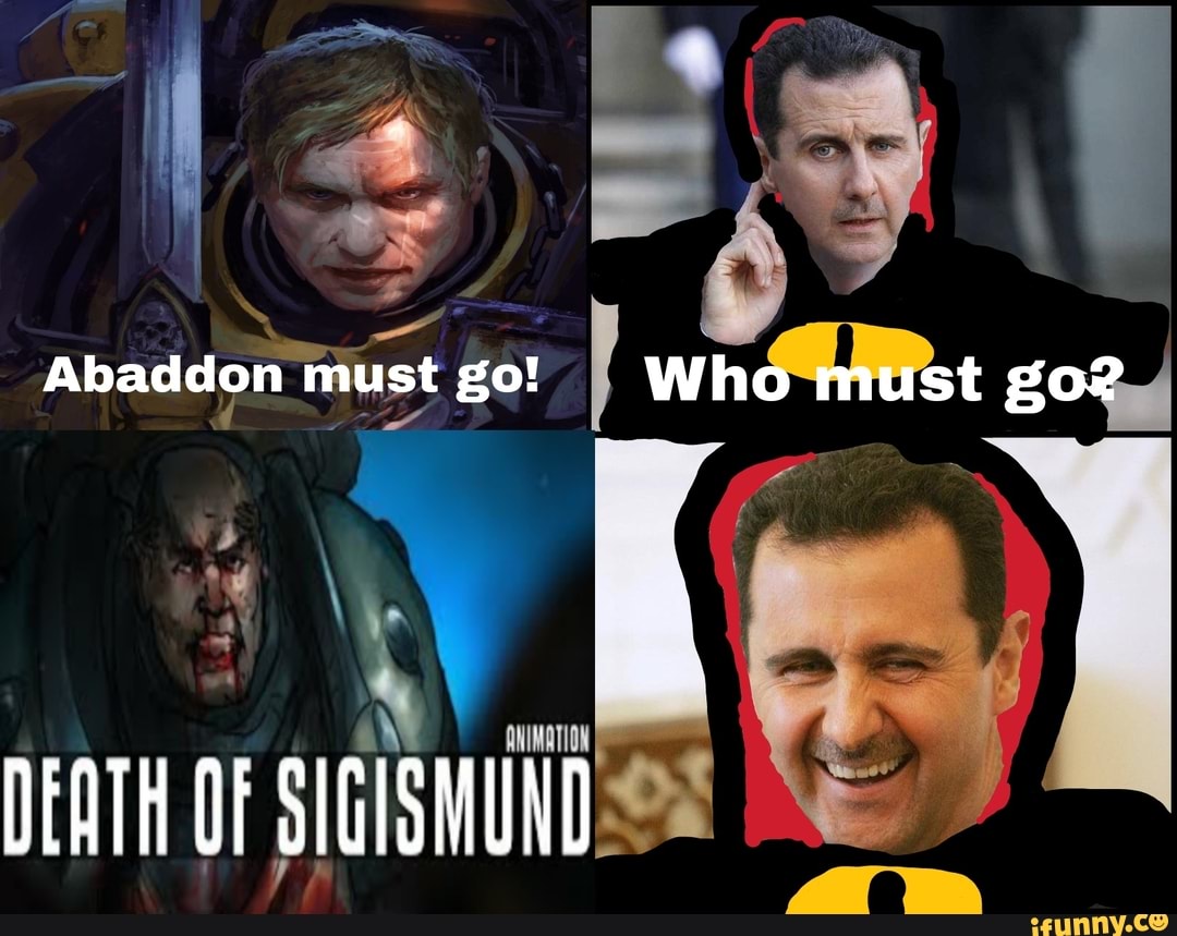 Abaddon must go! Who must DEATH OF SIGISMUND - iFunny Brazil
