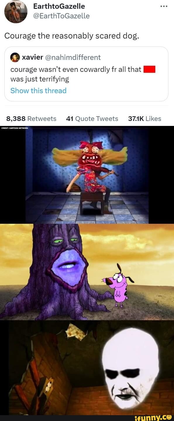 Courage The Cowardly Dog Eustace Meme