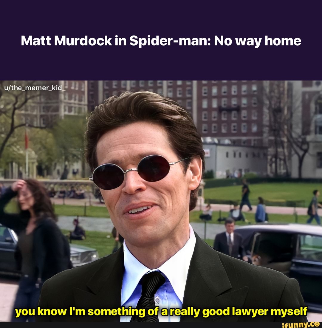 Matt Murdock in Spider-man: No way home ufthe_memer_kid_ know I'm ...