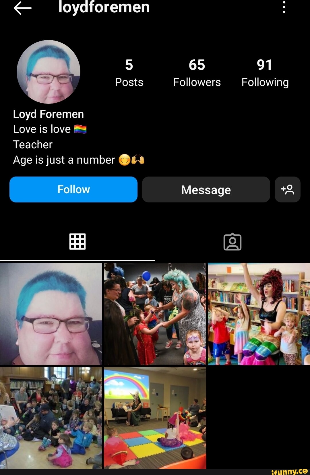 Loyciroremen 65 I Posts Followers Following Loyd Foremen Love is love ...