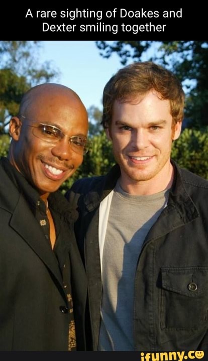 A rare sighting of Doakes and Dexter smiling together - iFunny Brazil