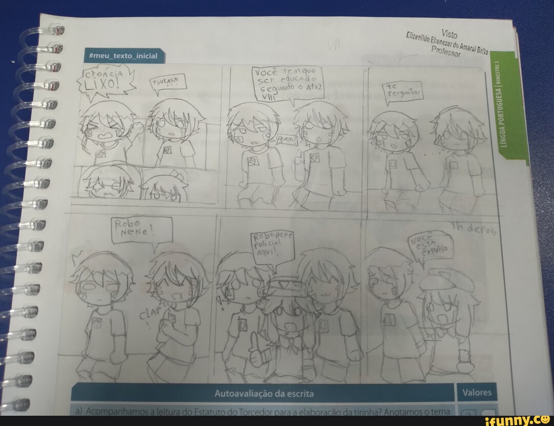 Robonene - Autoavaliação da escrita - iFunny Brazil