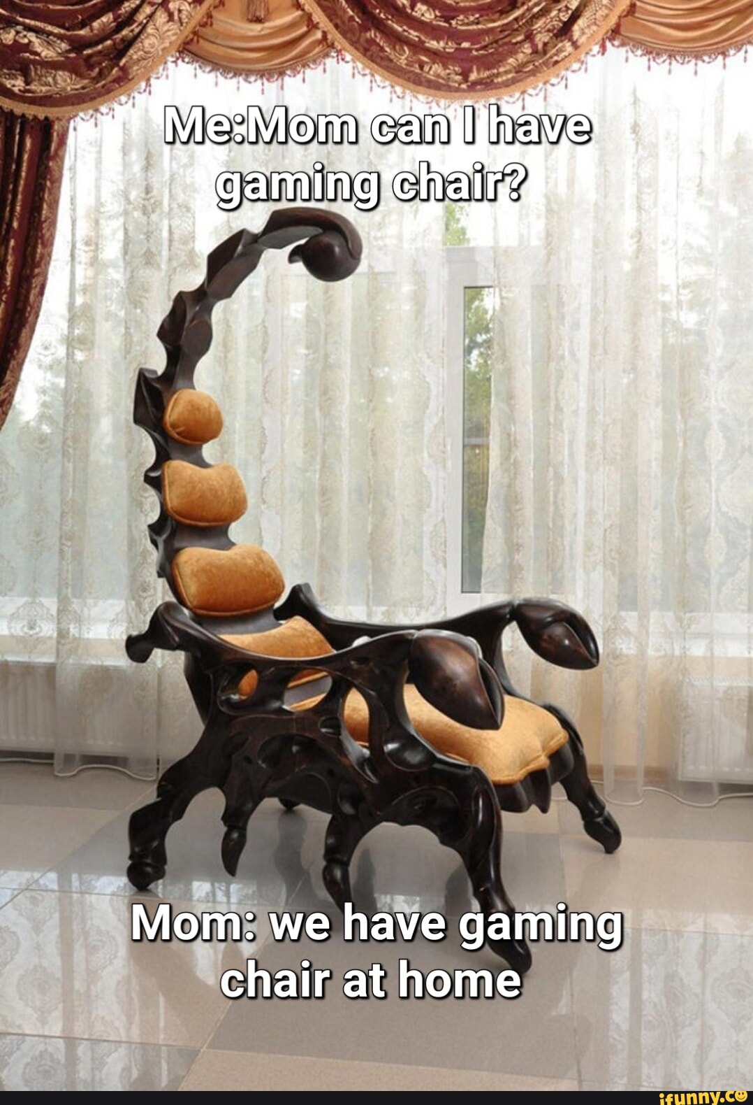 Gaming Mom: we have gaming chair at home - iFunny Brazil