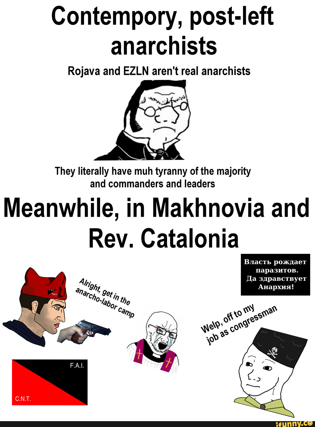 Post-leftists are funny - Contempory, post-left anarchists Rojava and ...