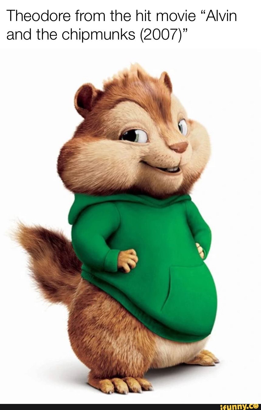 Theodore from the hit movie "Alvin and the chipmunks (2007)" 4 ...