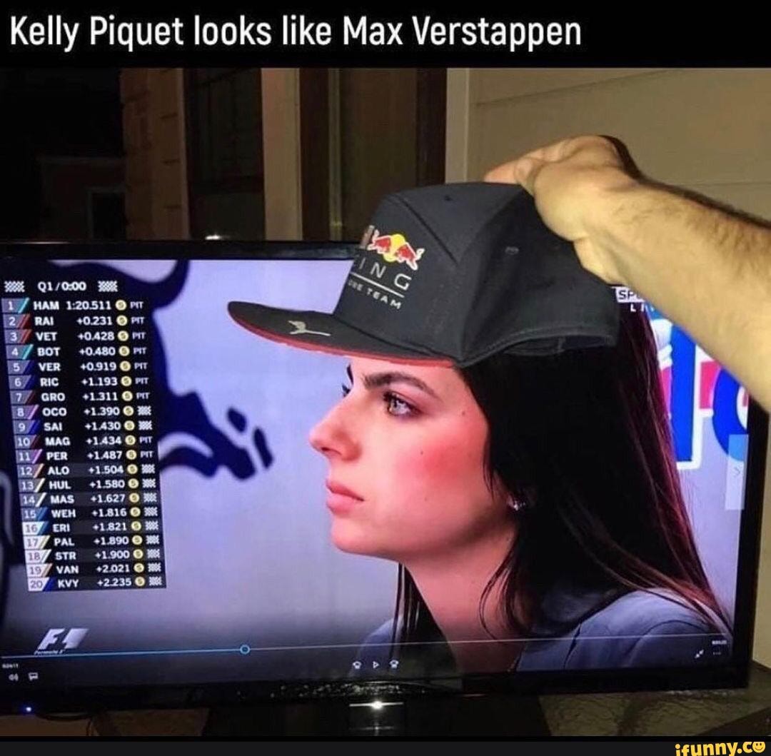 Kelly Piquet looks like Max Verst appen - iFunny Brazil
