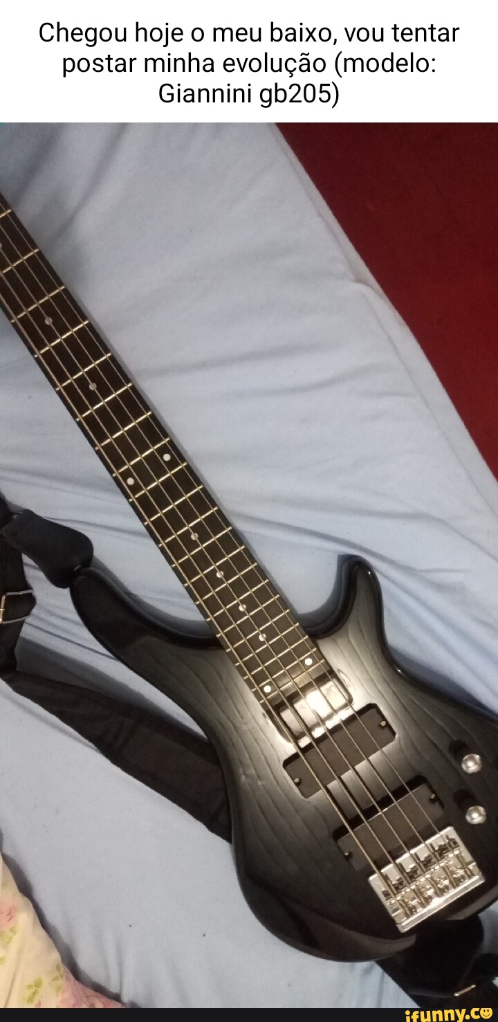 Chegou hoje o meu baixo, vou tentar postar minha evolução (modelo ...