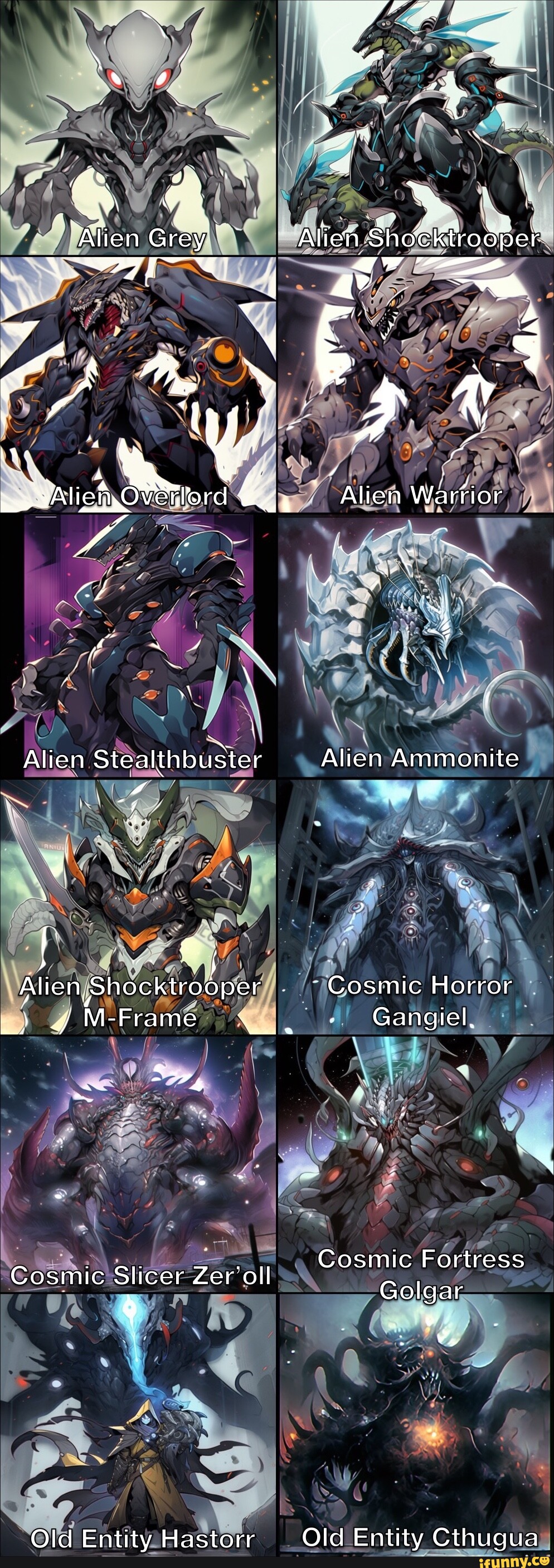 I 4 Alien Grey if lord Alien Warrior \ \ . \ " N. . Alien Stealthbuster ...