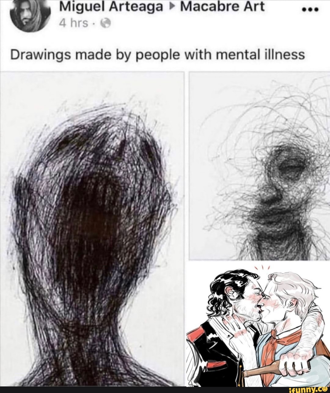 Miguel Arteaga Macabre Art Drawings made by people with mental illness ...