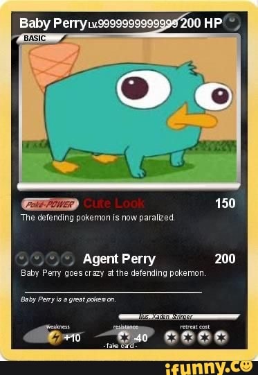 Cute Baby Perry The Platypus