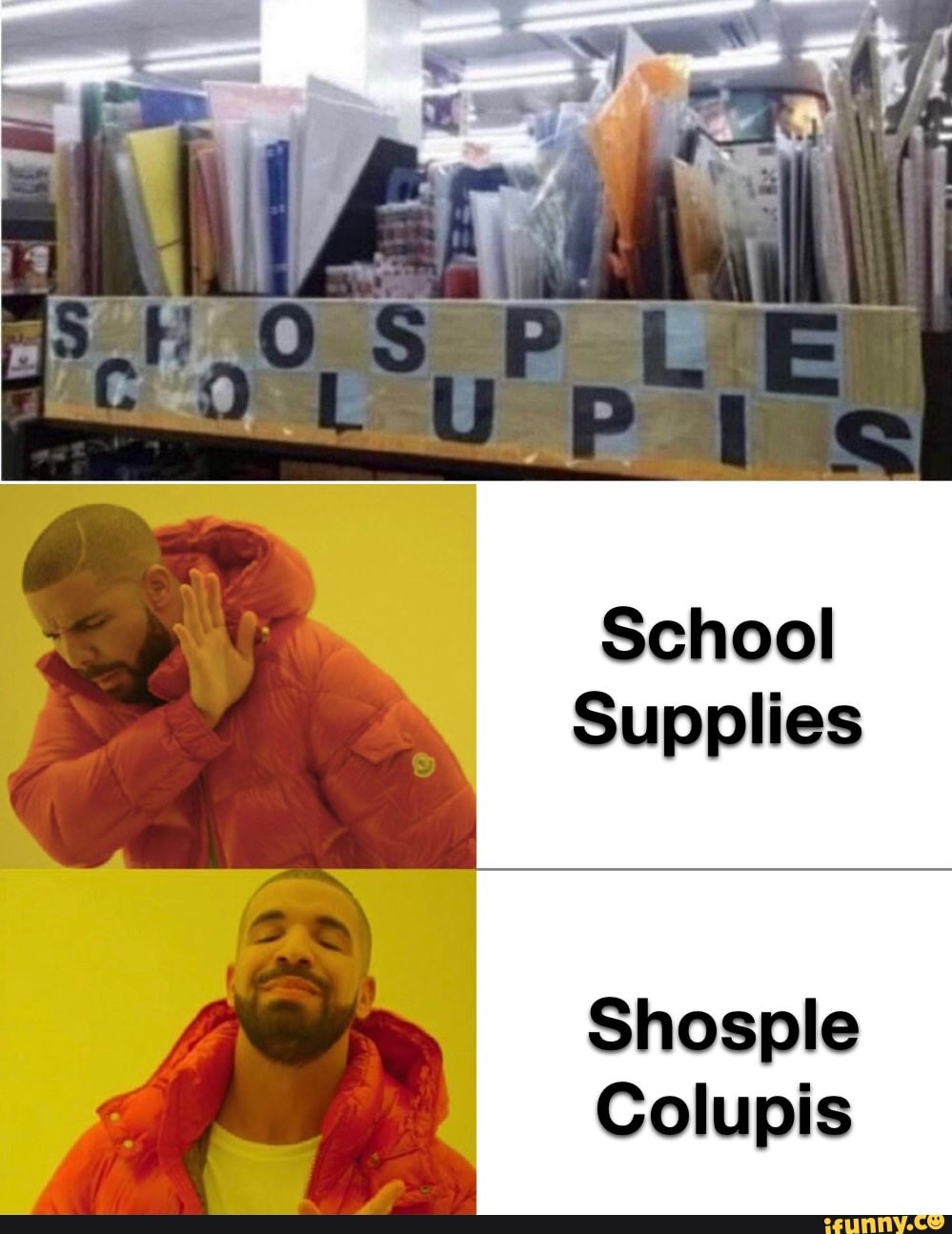 School Supplies Shosple Colupis - iFunny Brazil