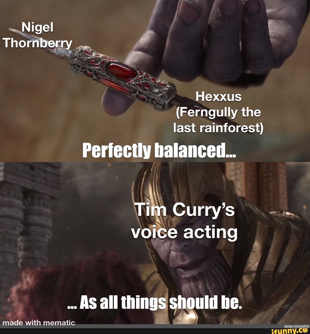 Nigel Thornberry Hexxus (Ferngully the last rainforest) Perfectly ...