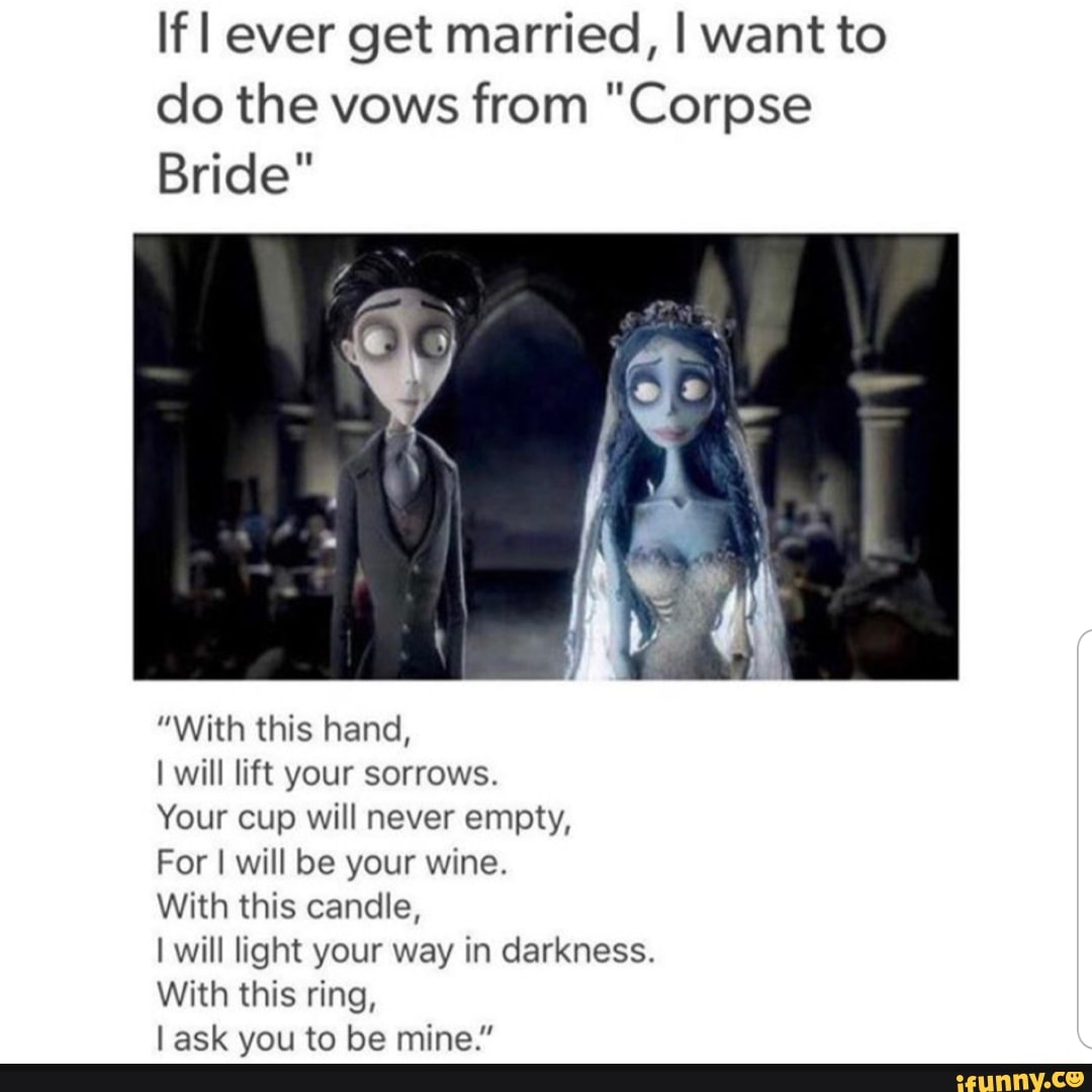 The Corpse Bride Vows