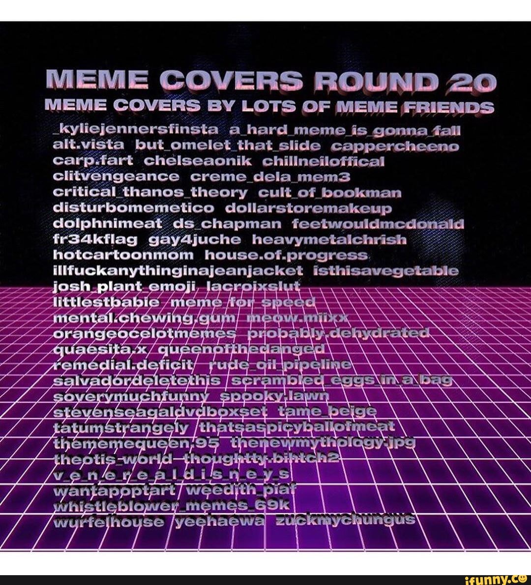 MEME COVERS ROUND 20 MEME COVERS BY LOTS OF MEME FRIENDS ...