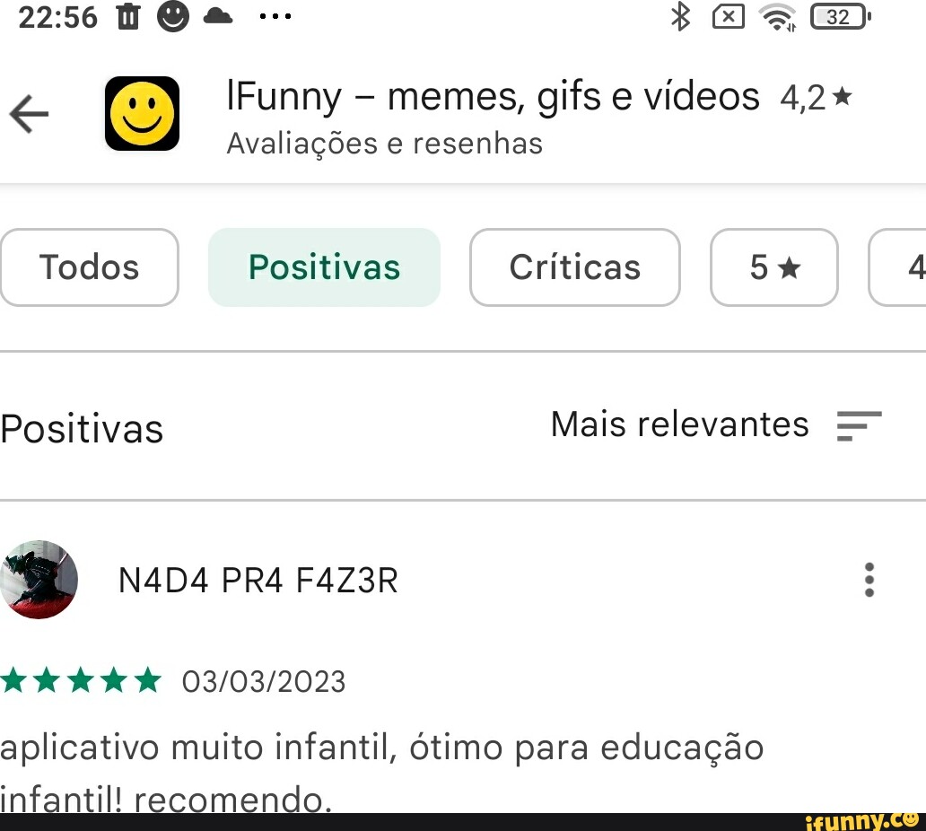 TO (E) Funny memes, gifs e vídeos 4, Avaliações e resenhas Todos ...