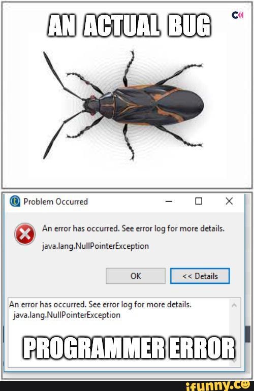 Nullpointerexception memes. Best Collection of funny ...