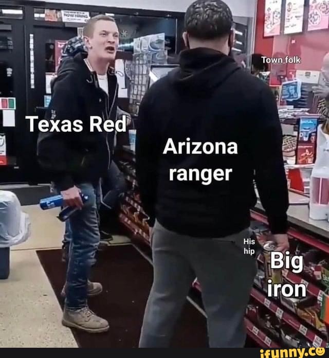 Texas Red Arizona ranger Big iron - iFunny Brazil