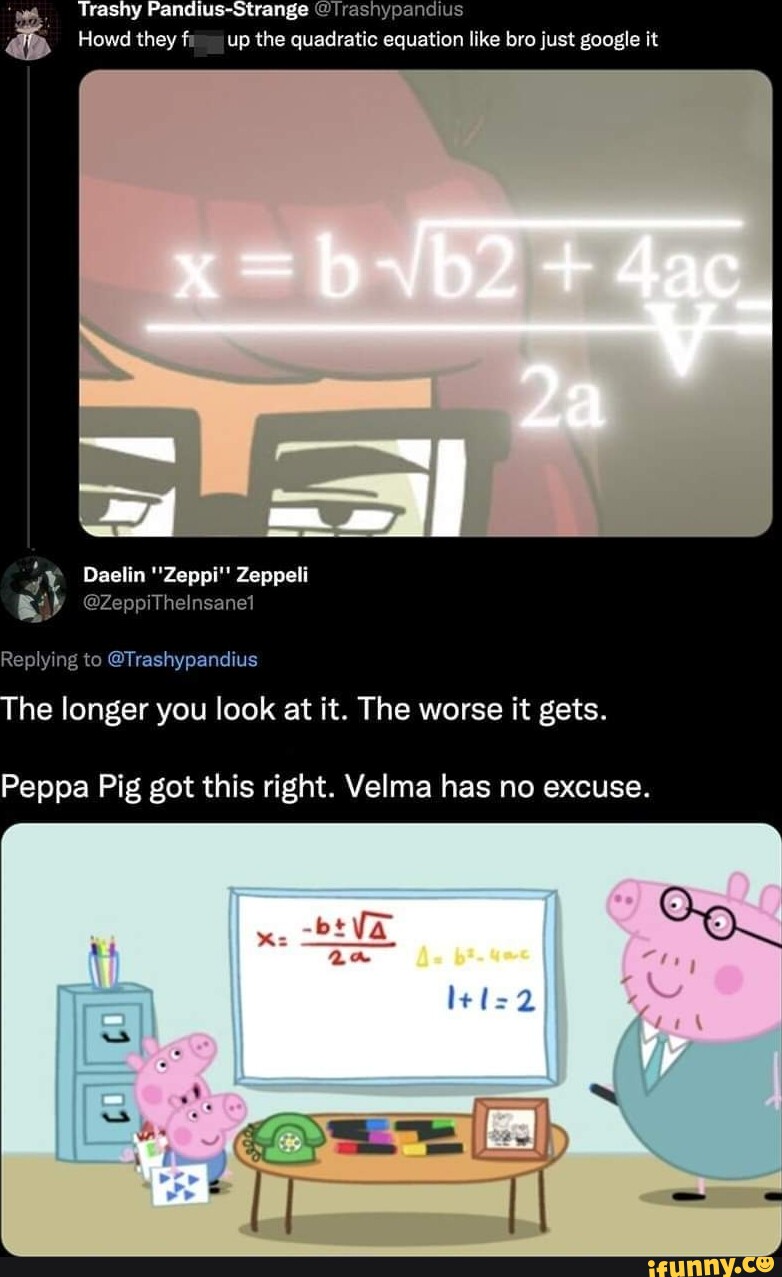 Quadratic Formula Meme
