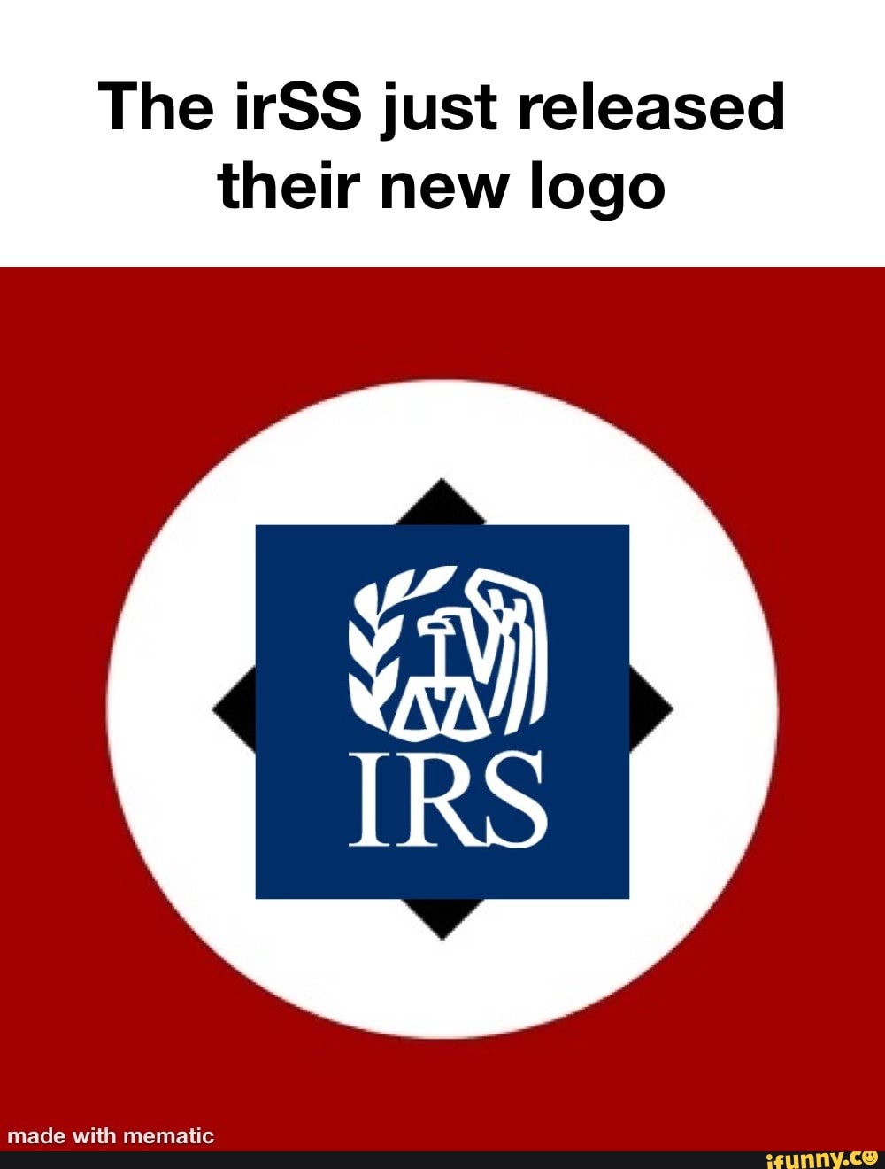 The irSS just released their new logo IRS - iFunny Brazil